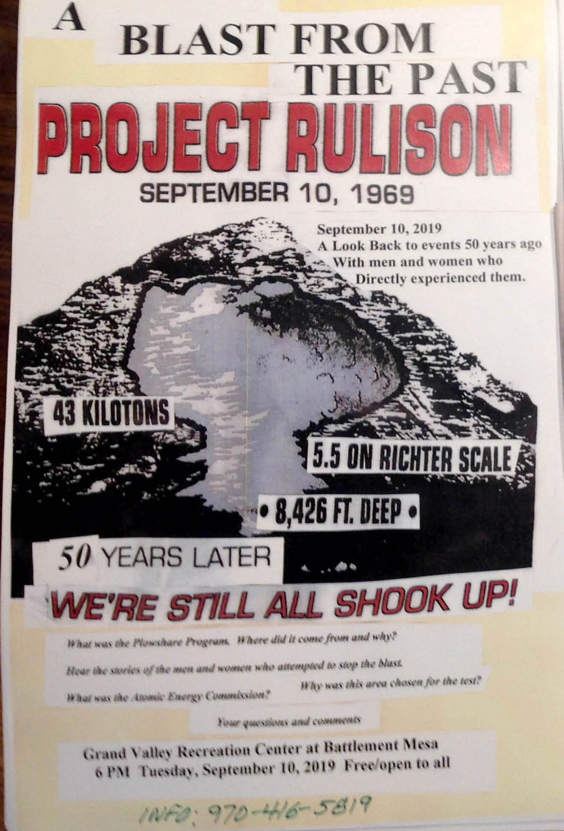 A Blast from the Past – September 10, 1969 – Project Rulison Fifty ...